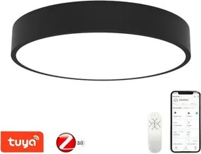 Immax NEO RONDATE SLIM černá / Stropní svítidlo / 80 cm / 65 W / Zigbe