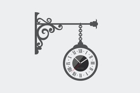 Clocker Nalepovací hodiny Street clock Barva ciferníku: Černá