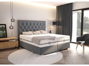 Blanář Padmé postel vč. roštů 180 x 200 cm, šedá