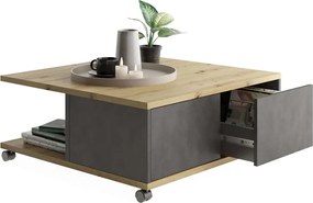 FMD Mobilní konferenční stolek [428800] Barva: artisan oak