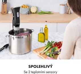Klarstein Quickstick, sous vide vařič, 20 l, termostat, cirkulační čerpadlo, nerezová ocel