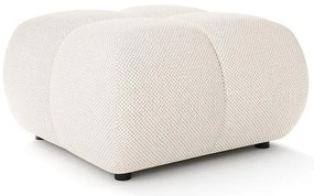 Čalouněný taburet ALMADA 72x72 cm krémová 8590828985549