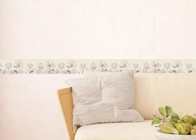 Samolepící bordura na zeď Pastelová Grafika | 5 m x 13.8 cm | DWB8429