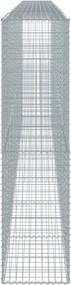 Gabionový koš s víkem 700 x 50 x 200 cm pozinkované železo 3295172