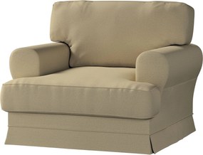 Potah na křeslo IKEA Ekeskog barva zelená látka pletený vzor