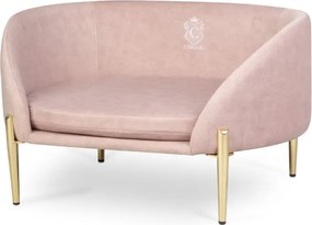 Carinio Pelíšek pro psy a kočky Oval Blush