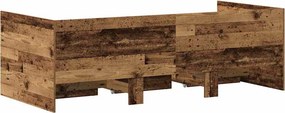 Daybed se zásuvkou Staré dřevo 90 x 200 cm Kompozitní dřevo 3333993
