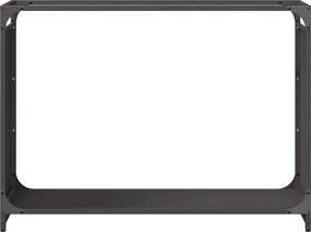 vidaXL Stojan na palivové dřevo Ocel válcovaná za studena [864203] Barva: Černá
