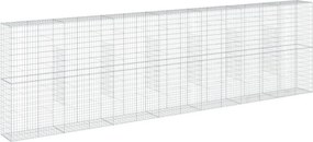 Gabionový koš s víkem 700 x 50 x 200 cm pozinkované železo 3295172