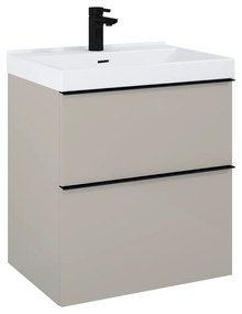 Elita Look, skříňka pod umyvadlo 60x45x64 mm 2S PDW, béžová matná, ELT-168586