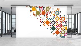 Malvis Tapeta na stěnu barevné tvary Vel. (šířka x výška): 288 x 200 cm