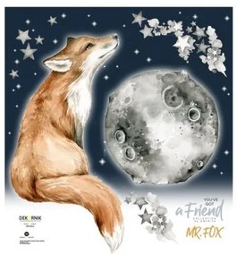 Dekornik Samolepka na zeď Dekornik - Mr. Fox Good Night