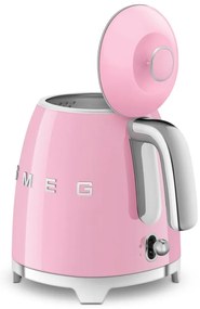 Růžová rychlovarná konvice z nerezové oceli 800 ml Retro Style – SMEG