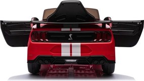 LEAN CARS Elektrické autíčko Ford Mustang GT500 Shelby červené