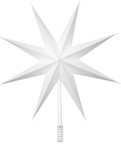 Broste Papírová skládací hvězda na stromeček White, bílá barva, papír