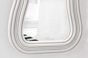 Designové nástěnné zrcadlo Mahealani 100 cm bílé