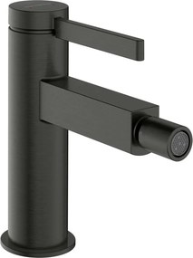 Hansgrohe Finoris - Bidetová baterie s výpustí Push-Open, kartáčovaný černý chrom 76200340
