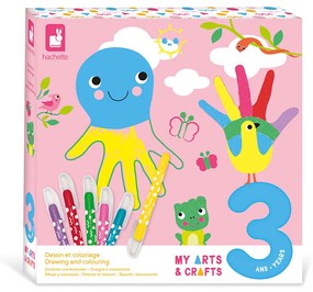 Janod My arts&crafts Kreativní sada Kreslení krok za krokem Zvířátka od 3 let