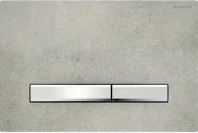 Geberit - Ovládací tlačítko splachování, chrom/dekor betonu