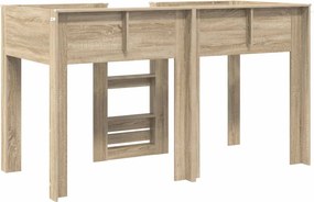 Patrová postel pro děti Sonoma dub 75 x 190 cm Kompozitní dřevo 3410469