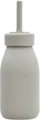 KikkaBoo Láhev s brčkem Platinum Silicone Sand 200ml