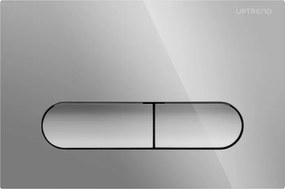 UPTrend Ovládací tlačítko pro WC podomítkové moduly YOSEMITE SHINY CHROME UP004‑C18, chrom lesk