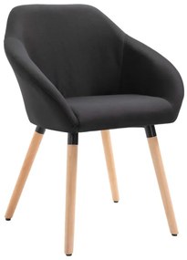 Jídelní židle černá textil,  283455 HangarStore.cz