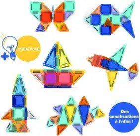 Ludi Magnetická stavebnice mini / Magnetická stavebnice / 26 ks / od 3