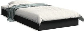 vidaXL Rám postele 90 x 200 cm kompozitní dřevo [842069] Barva: Černá