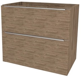 Mereo Mereo, Mailo, koupelnová skříňka 81 cm, chrom madlo, Multidecor, CN591SDRH1