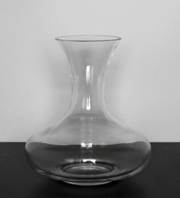 Skleněná váza tvar karafa 26-745/B