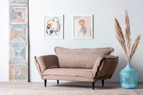 Atelier del Sofa 2-místná pohovka Vino Daybed - Mink GR121\01, Norková