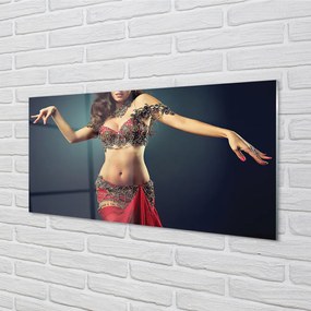 akrylový obraz žena tančí 125x50 cm