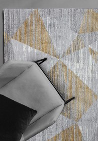 Žlutý koberec Volter Block Yellow Rozměry: 200x290 cm