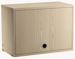 Skříňka pro modulární regálový systém's výklopnými dveřmi String System