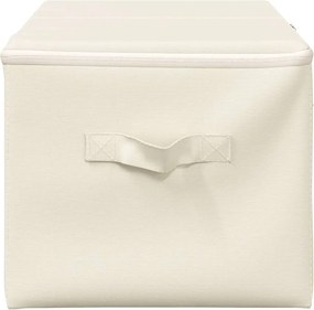 Úložné boxy 2 ks textil 43 x 34 x 23 cm krémové 332911