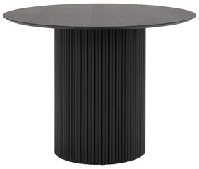 TENZO Oválný jídelní stůl ROD 160x110cm černý 9003709916