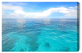 Obraz Ráj Moře A Nebe Nedostatek Nedostatek Přírodní plátno 40x30