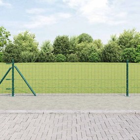 Evropský plot s betonovou základnou 50 x 0,4 m Zelená Síťovina 3350889