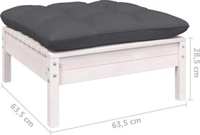 8dílná zahradní souprava s poduškami masivní borovice 3096798
