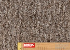 Breno Metrážový koberec ULTRA 47 hnědý, šíře 400 cm, Hnědá