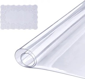 průhledný chránič na stůl, 45,7 × 91,4 cm obdélníkový obal na stůl