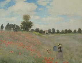 Claude Monet - Obrazová reprodukce Wild Poppies, near Argenteuil , 1873, (40 x 30 cm)