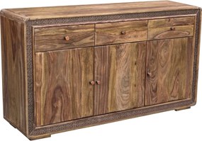 XXXLutz KOMODA, akácie, barvy sheesham, 150/85/40 cm Landscape - Široké komody - 001630001805