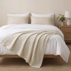 Mušelínový přehoz na postel Linen