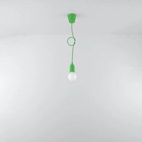 Sollux Lighting Závěsné svítidlo DIEGO 1 zelené