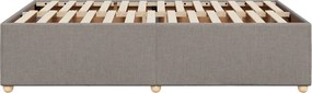 Rám postele bez matrace taupe 120 x 200 cm textil 3284726