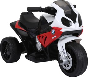 HOMCOM BMW S1000RR licencovaná dětská elektrická tříkolka s baterií, dětské vozidlo, ocel, červená, 66x37x44 cm| Aosom