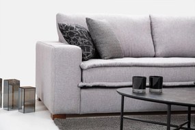 Designová rohová sedačka Wilano 350 cm světle šedá