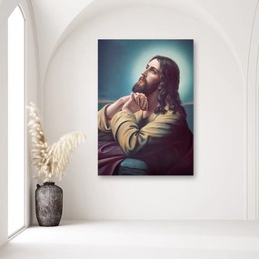Obraz na plátně RELIGIÓZNÍ Ježíš v zahradě olivovníků - 80x120 cm